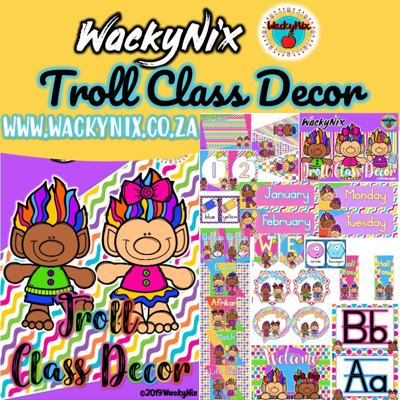 Troll Class Decor D94 - WackyNix